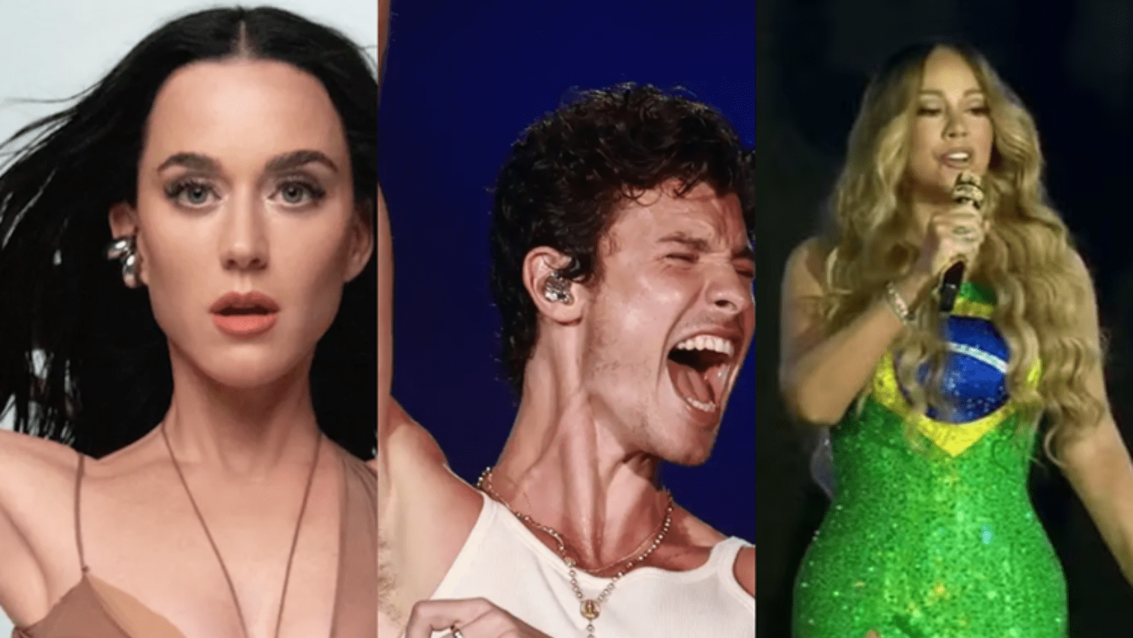 Katy Perry, Shawn Mendes, Mariah Carey, Cindy Lauper e Akon têm ...