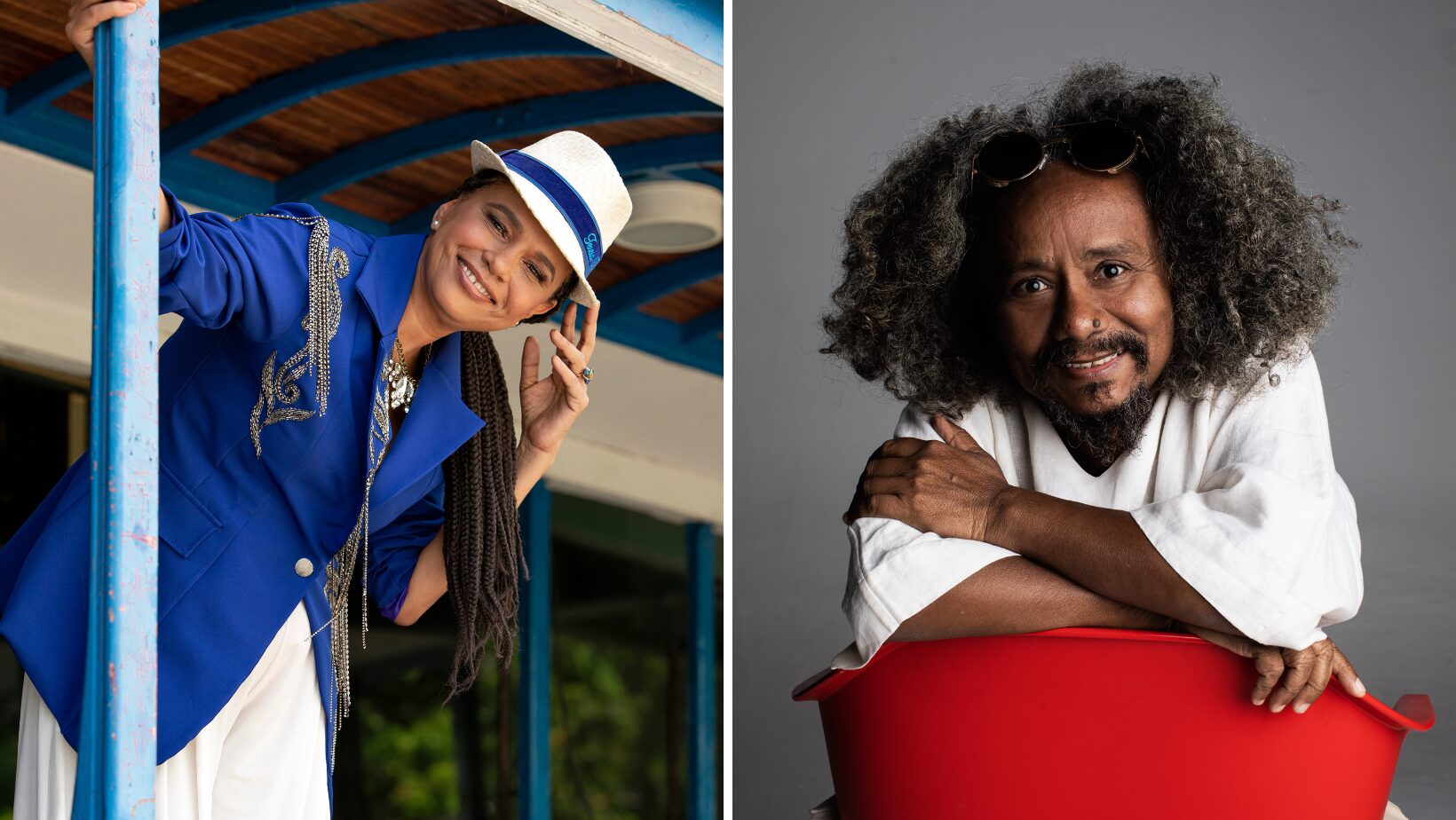Chico César e Teresa Cristina